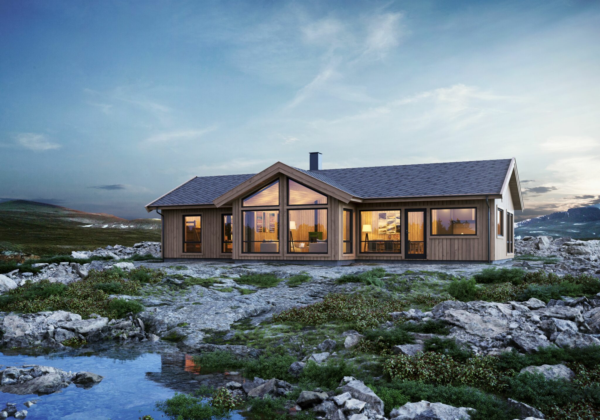 Ferdighytte - Hytte fra Berge Hytta - Bygg drømmehytta med oss!